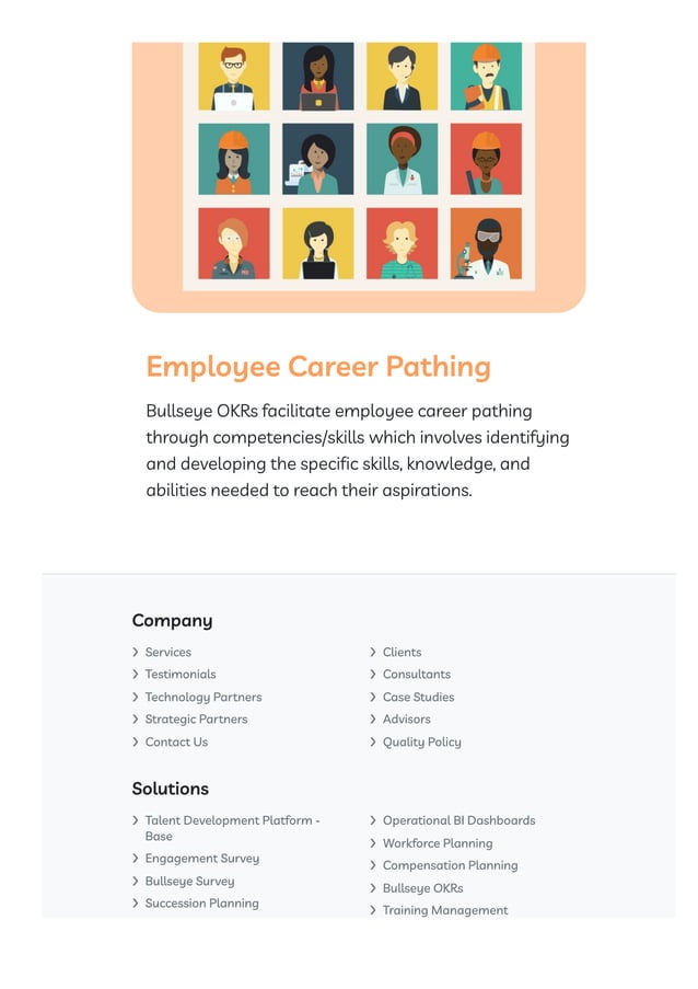 OKR solutions .bullseye Engagement | PDF