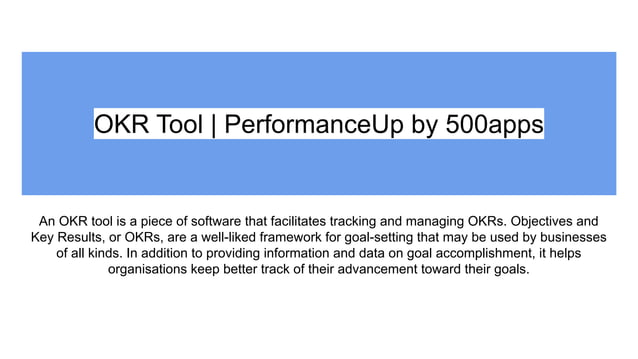OKR Tool _ PerformanceUp by 500apps.pdf