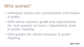 OKR uncovered - An Overview on OKR's - agile-minds.com