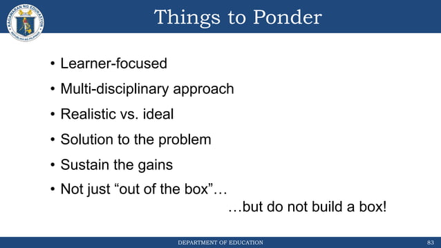 OK sa DepEd Overview.pptx | Professional School | Postgraduate Education