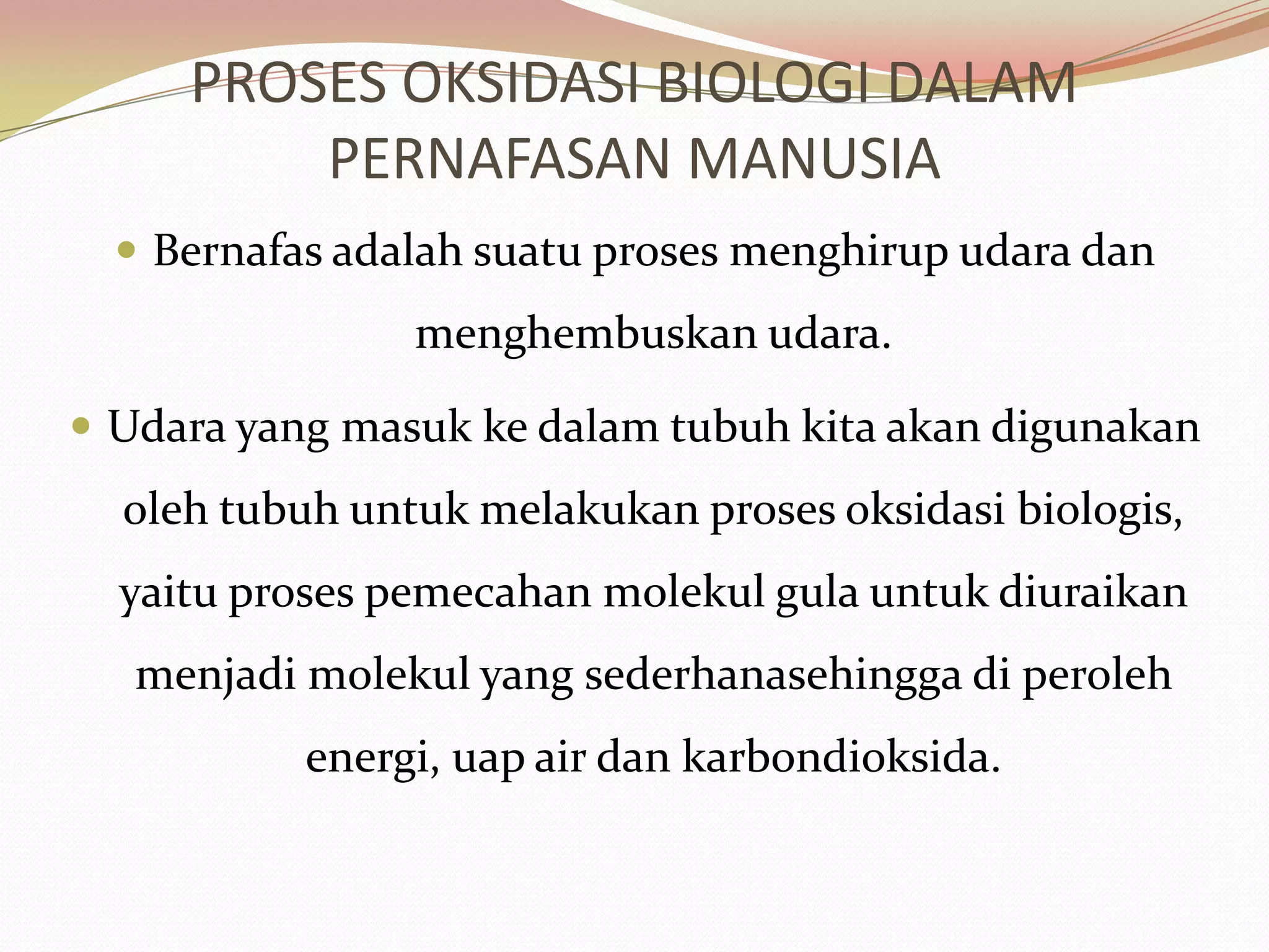 Aplikasi Proses Oksidasi biologi | PPT