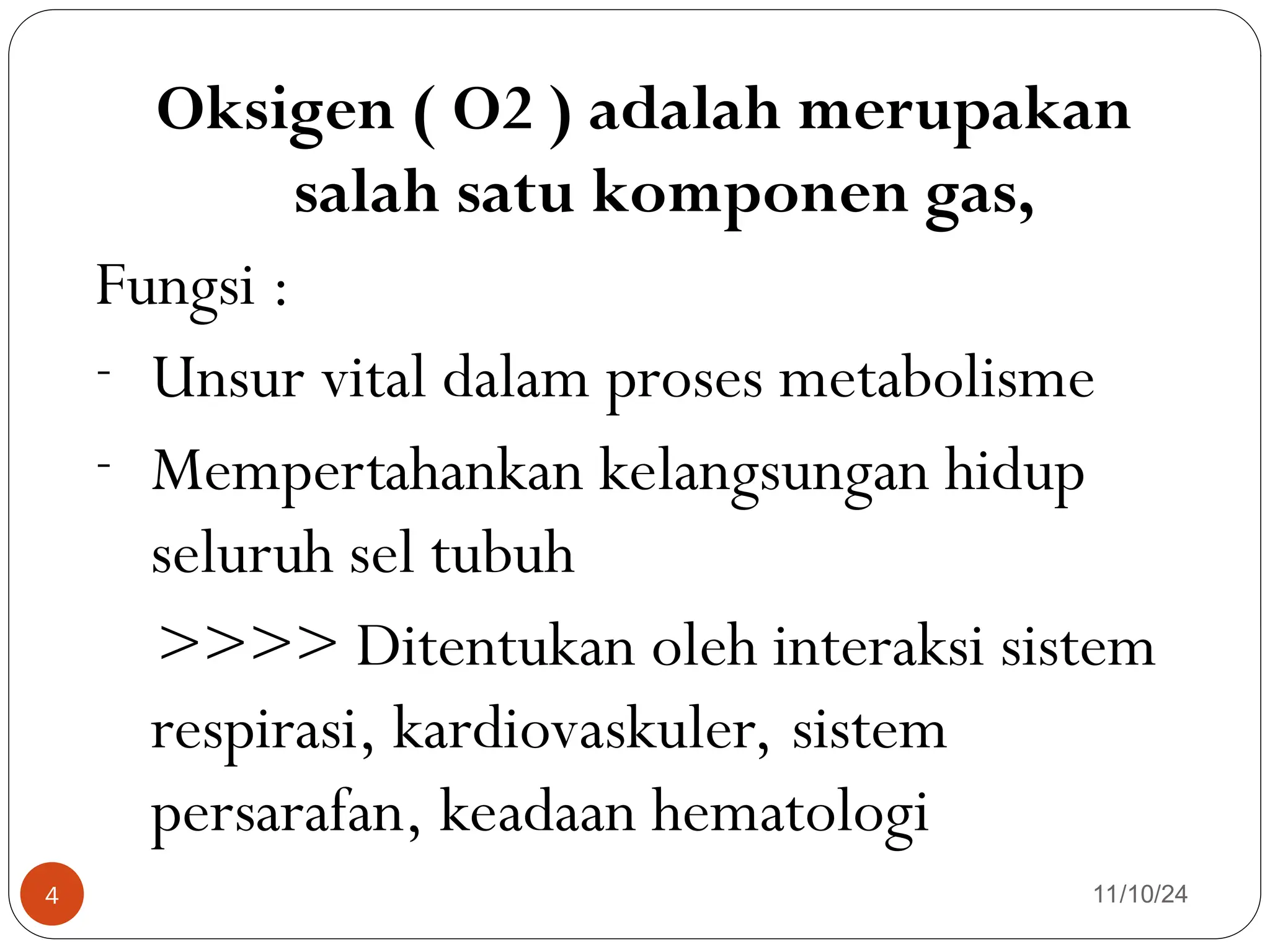 Konsep Kebutuhan dasar manusia Oksigenasi | PPT