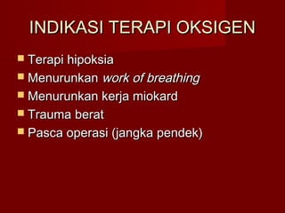 Oksigen terapi | PPT