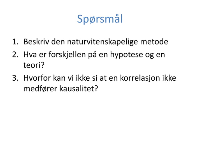 Nett - Naturfag - 1.1 - Naturvitenskapeligmetode | PPTX