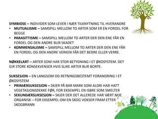 Nett - Naturfag - 2.1 - Økologi | PPTX