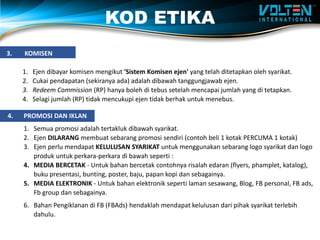 Kod Etika Sebagai Ejen Volten International | PDF