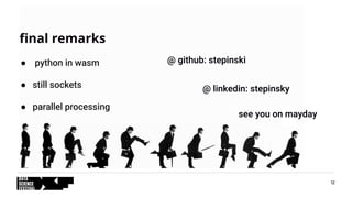 forecasting time series with arrow and wasm | PPT