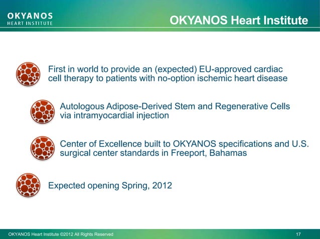 Okyanos Heart Institute Cardiac Cell Therapy | PPSX