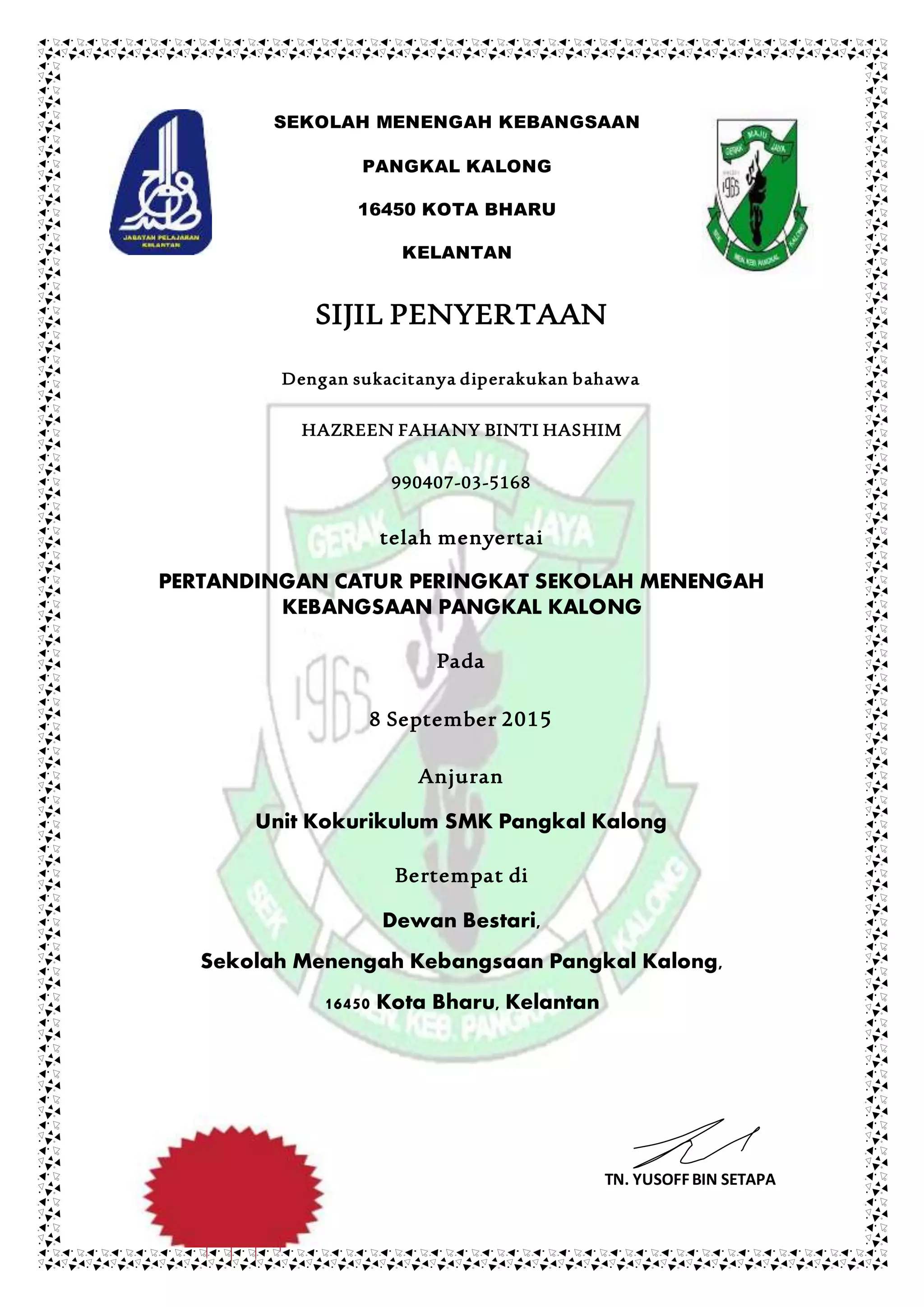 Sijil penyertaan (1) | DOCX