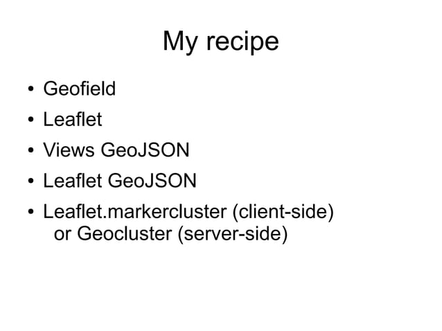 OpenLayers vs. Leaflet | PPT