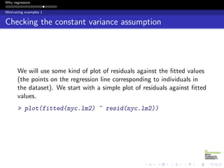Regression Modelling Overview | PDF