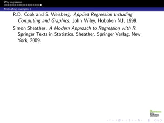 Regression Modelling Overview | PDF