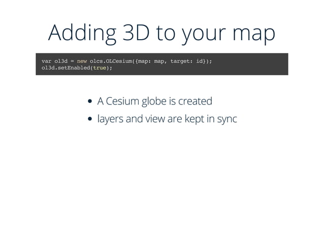OL3-Cesium: 3D for OpenLayers maps | PDF | 3-D Graphics | Computer Software and Applications