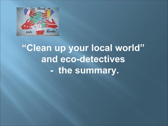 Cleaning up the environment-Poland | PPT
