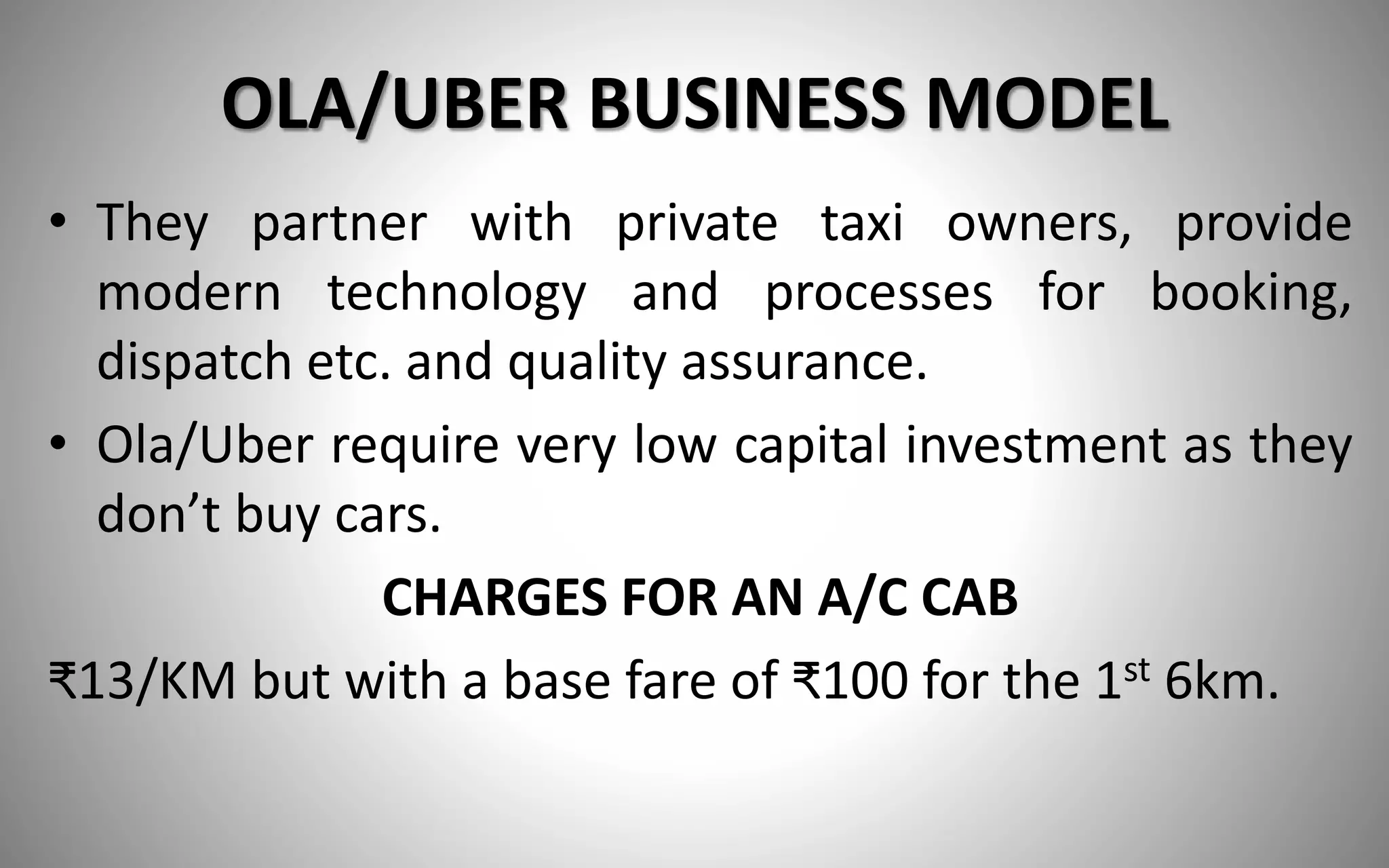 Ola business model | PPTX
