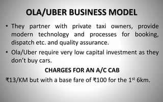 Ola business model | PPT