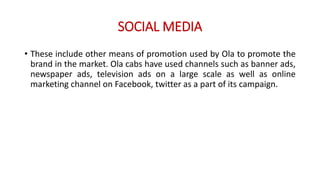 Ola Business Model | PPTX