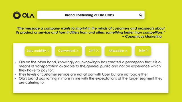 Ola Cabs | Product and Brand Management | PDF | Advertising Industry ...