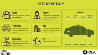 Marketing of services by Ola | PPTX