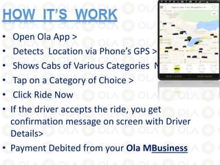 Ola cabs | PPTX