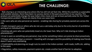 Ola cabs successful entrepreneurial | PPTX
