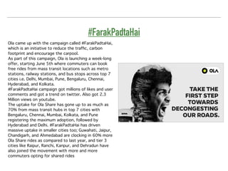 Ola Online Campaign | PDF | Rail Travel | Travel Type