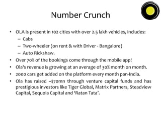 Ola Case Study | PPTX