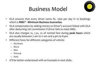 Ola Case Study | PPTX