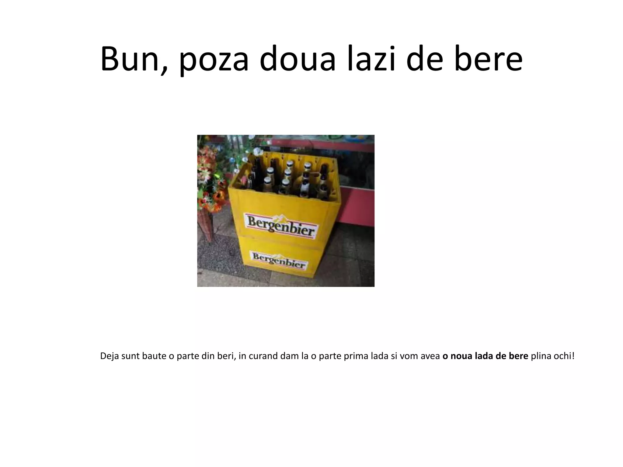 O lada de bere | PPTX