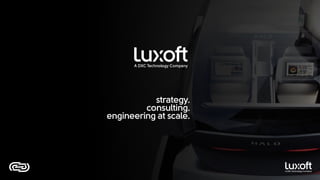 Olaf Preissner, Luxoft Automotive. Transporting Your Living Room to the ...