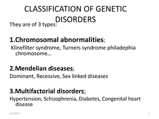 genetic counselling by OLAGBAYE B.ABEL