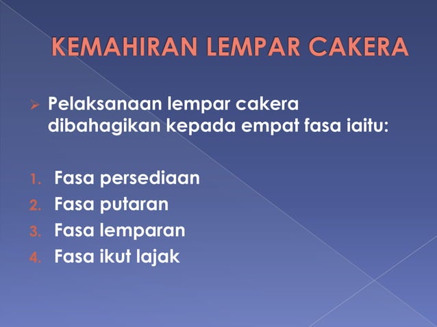 Olahraga lempar cakera | PPT