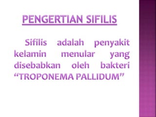 sifilis | PPTX