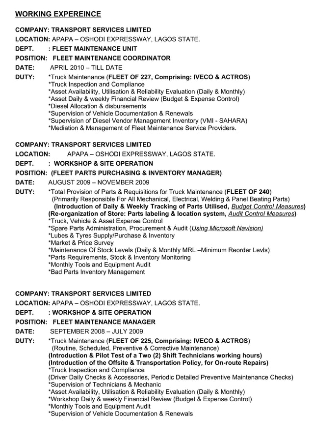 Olanrewaju Bolaji Cv2 | PDF