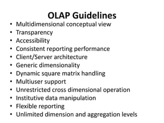OLAP | PPTX