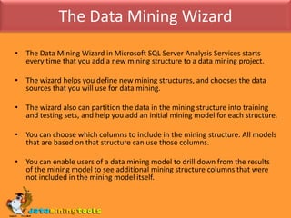 MS SQL SERVER: Olap cubes and data mining | PPT