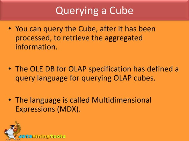 MS SQL SERVER: Olap cubes and data mining | PPTX