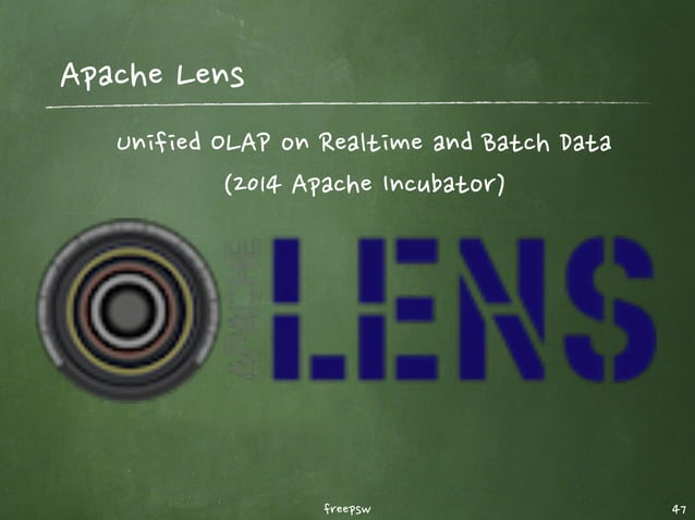 OLAP for Big Data (Druid vs Apache Kylin vs Apache Lens) | PPT