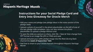 OLA Pledge Card Instructions for Oracle FY2026 | PPTX