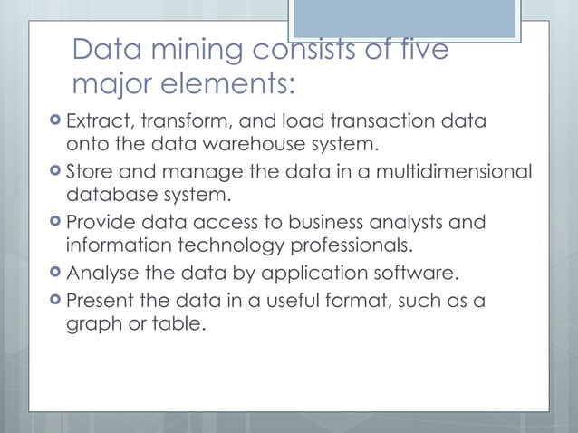 Olap, oltp and data mining | PPT | Databases | Computer Software and Applications