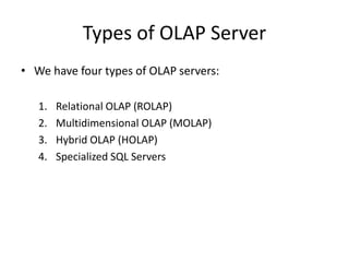 OLAP operations | PPTX