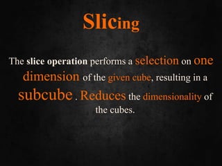 Olap operations | PPTX