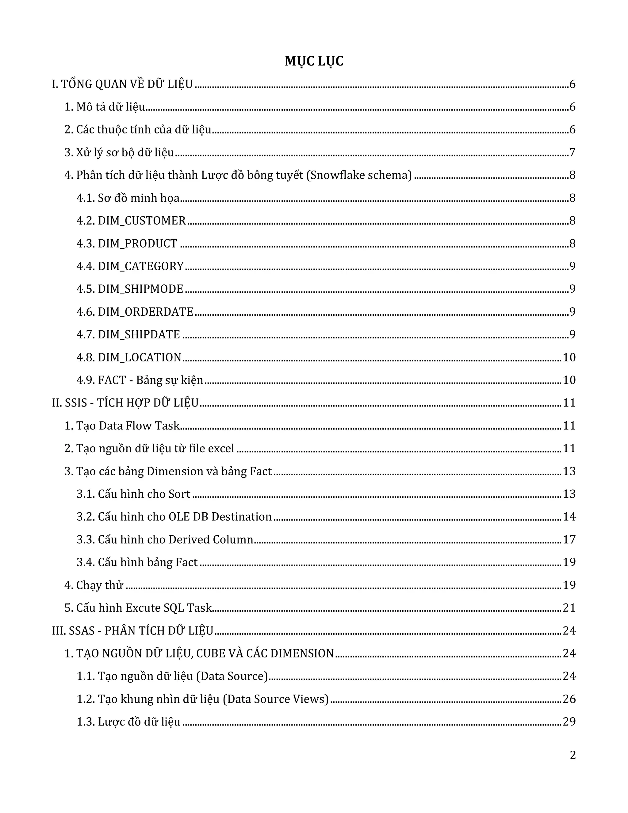 Olapreport Using Ssis Ssas Power Bi Data Mining Pdf