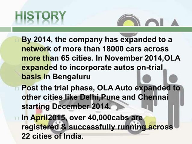 Ola presentation | PPTX