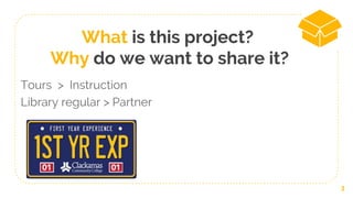 Library Instruction for First Year Students | PPTX