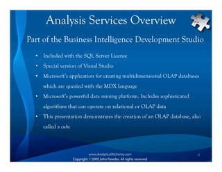 A Gentle Introduction to Microsoft SSAS | PDF