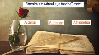 Olari marin. sinonimele cuvintelor. | PPSX