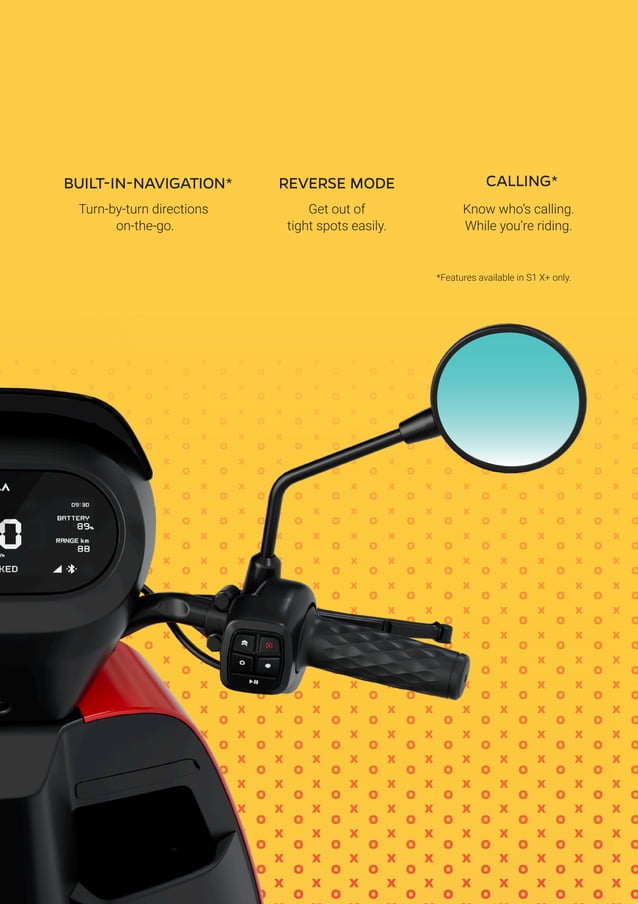 Ola s1-x Electric Scooter Brochure | PDF | Consumer Electronics ...