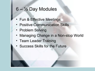 Operations Leadership Academy - Employee Development Program | PPT