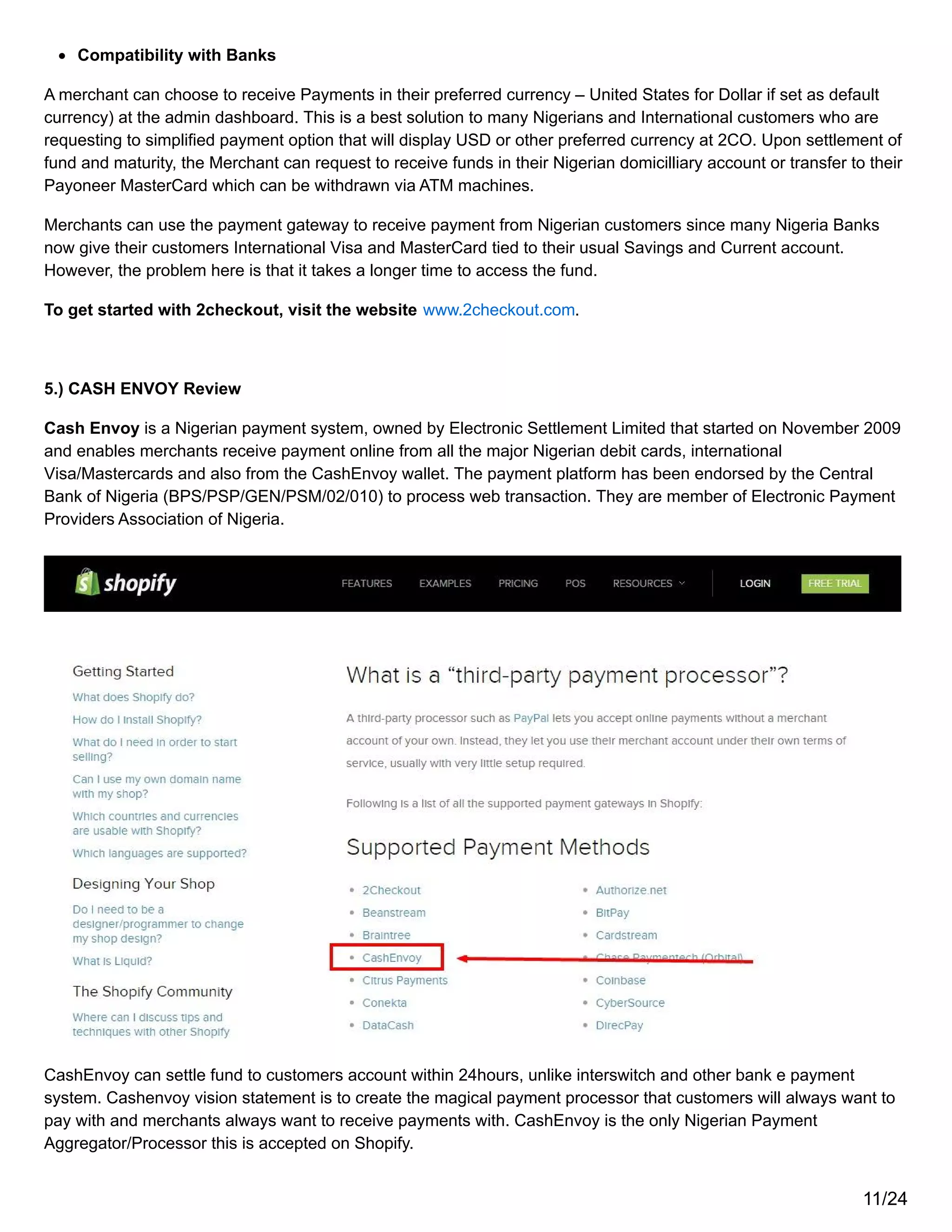 online payment gateway in nigeria | PDF